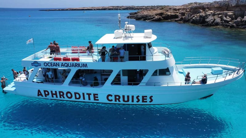 Protaras: Turtle Cove & Blue Lagoon Sunset Cruise